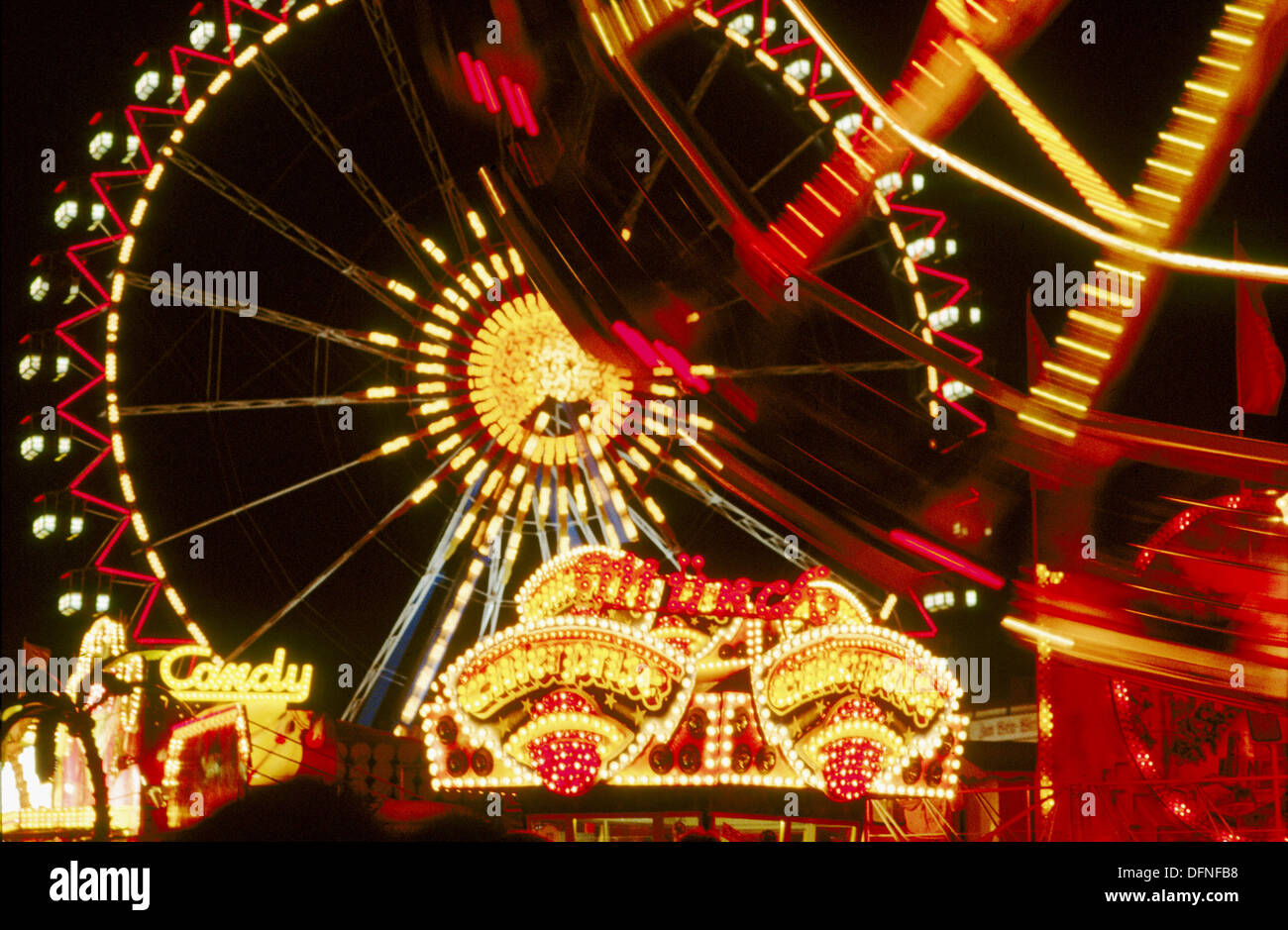 Funfair ride oktoberfest munich germany hi-res stock photography and ...
