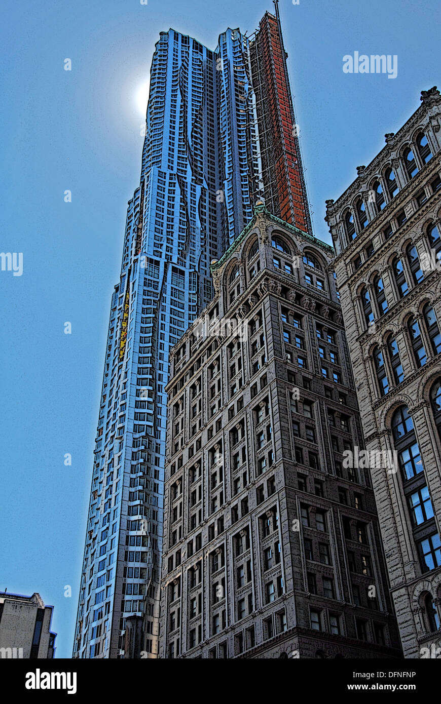 Beekman tower construction hi-res stock photography and images - Alamy