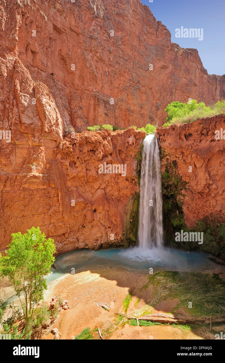 Waterfall Mooney Fall, Havasu, Supai, Grand Canyon, Grand Canyon ...