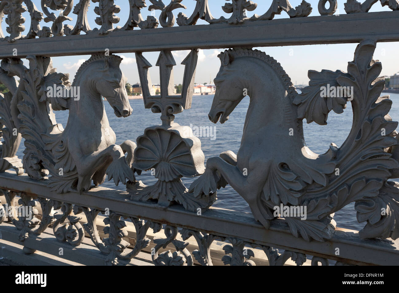 Seahorses & Trident, Annunciation Bridge aka Blagoveshchensky ...