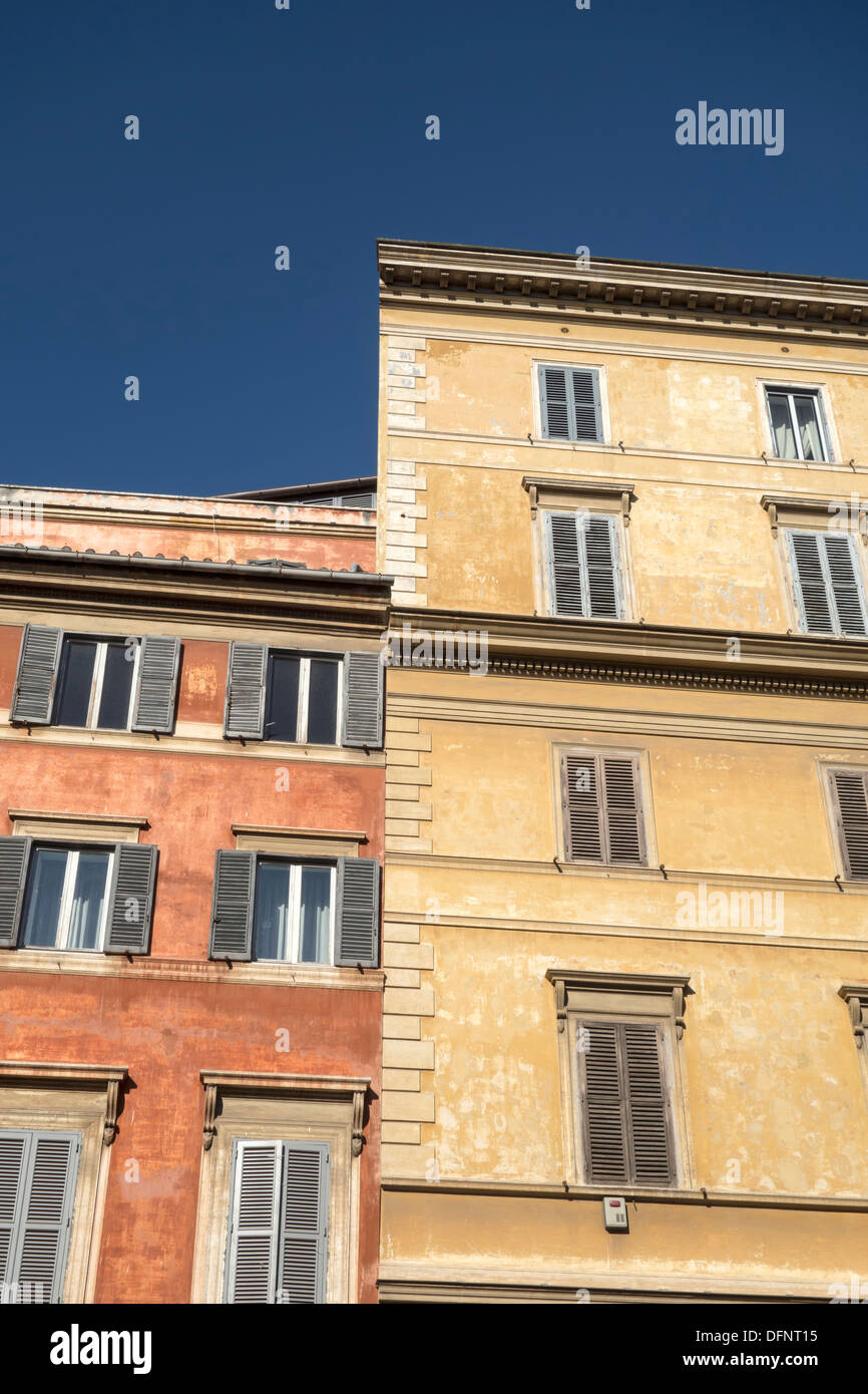 Windows wall in rome hi-res stock photography and images - Alamy