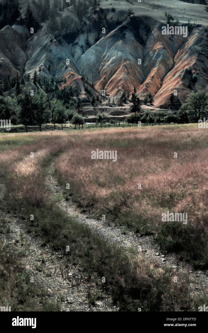 Wagon tracks hi-res stock photography and images - Alamy