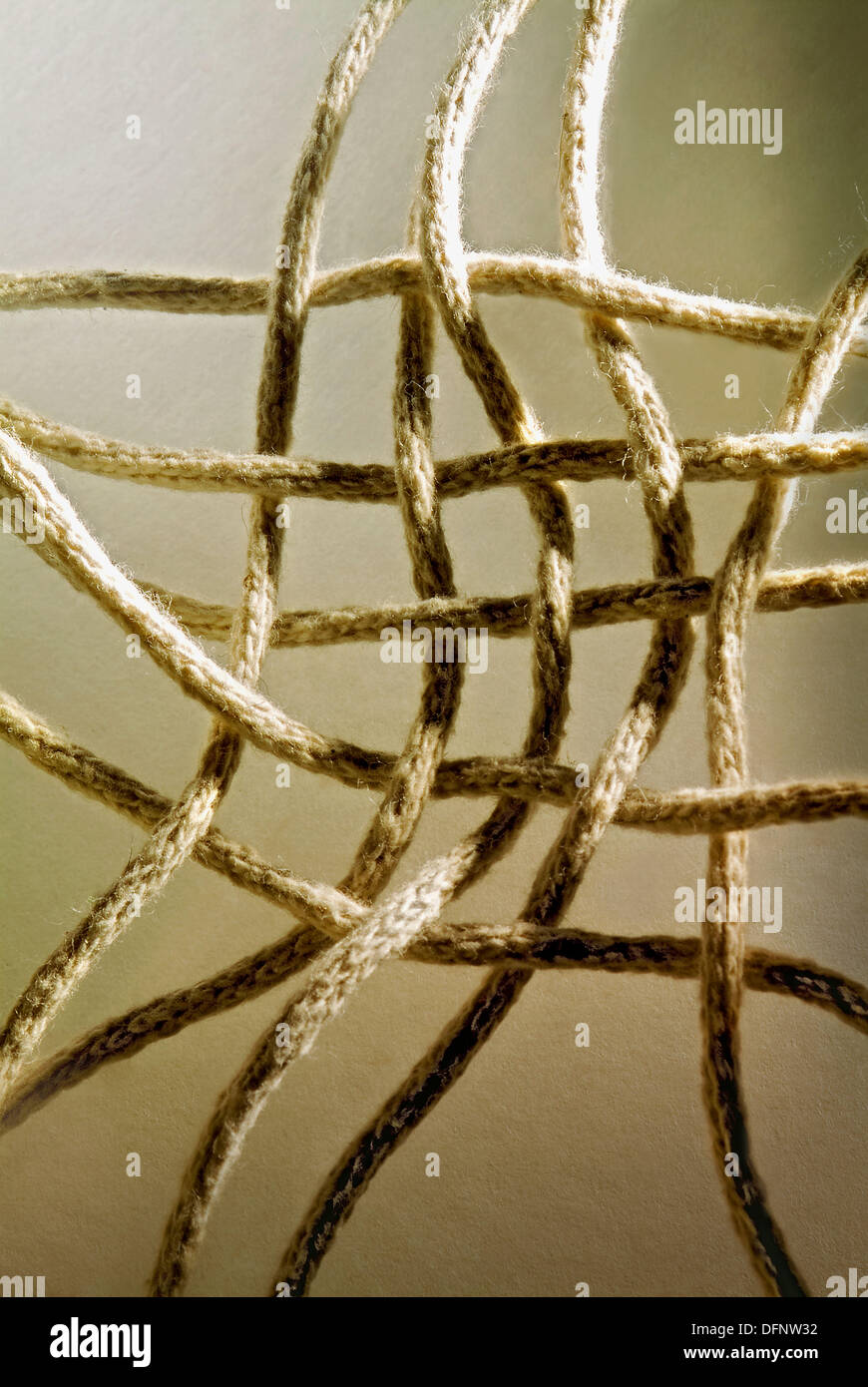 Woven rope strands hi-res stock photography and images - Alamy