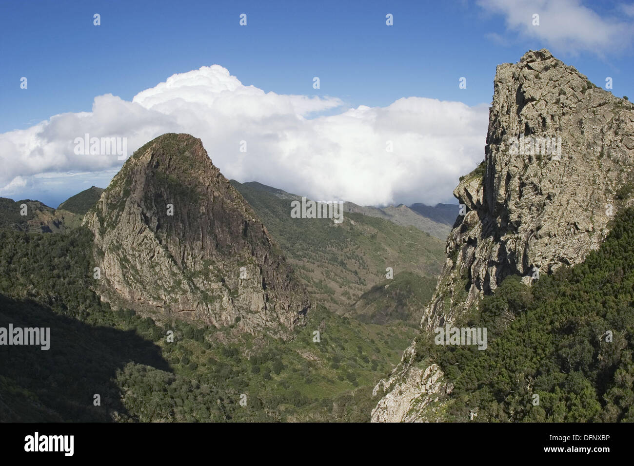 Garajonay rock formation hi-res stock photography and images - Alamy