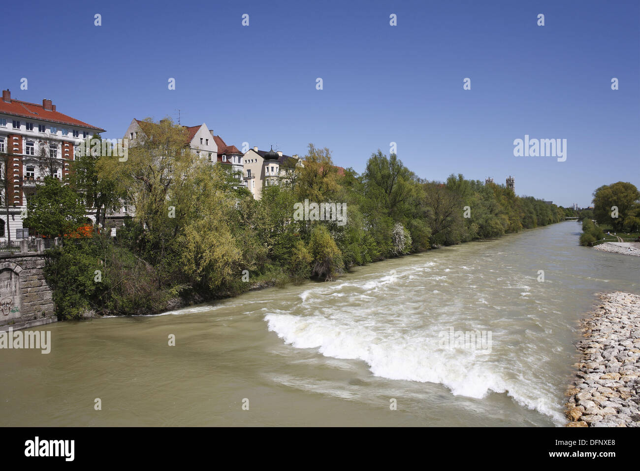Brücke isar hi-res stock photography and images - Alamy