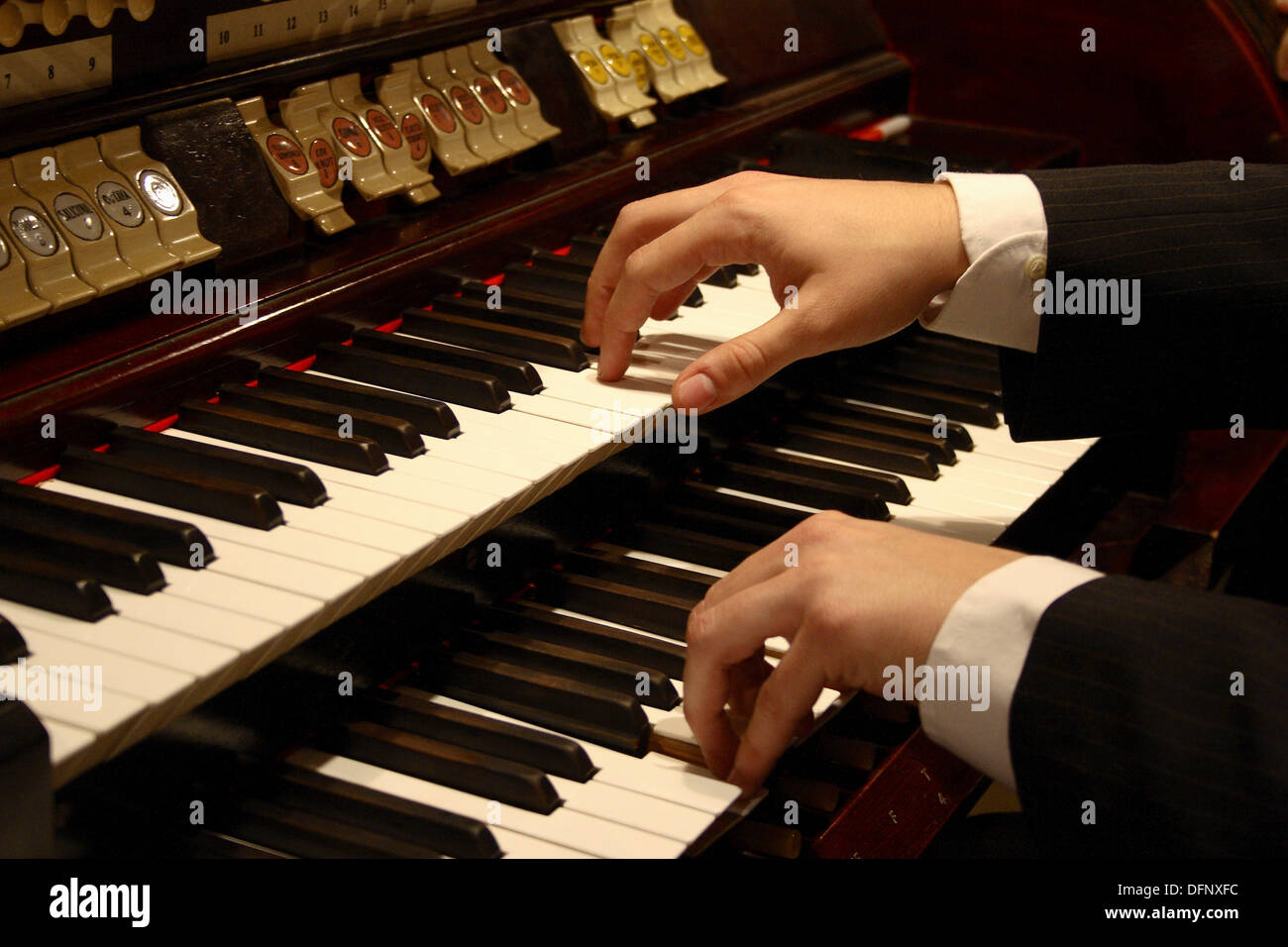 Playing Church Organ High Resolution Stock Photography and Images - Alamy