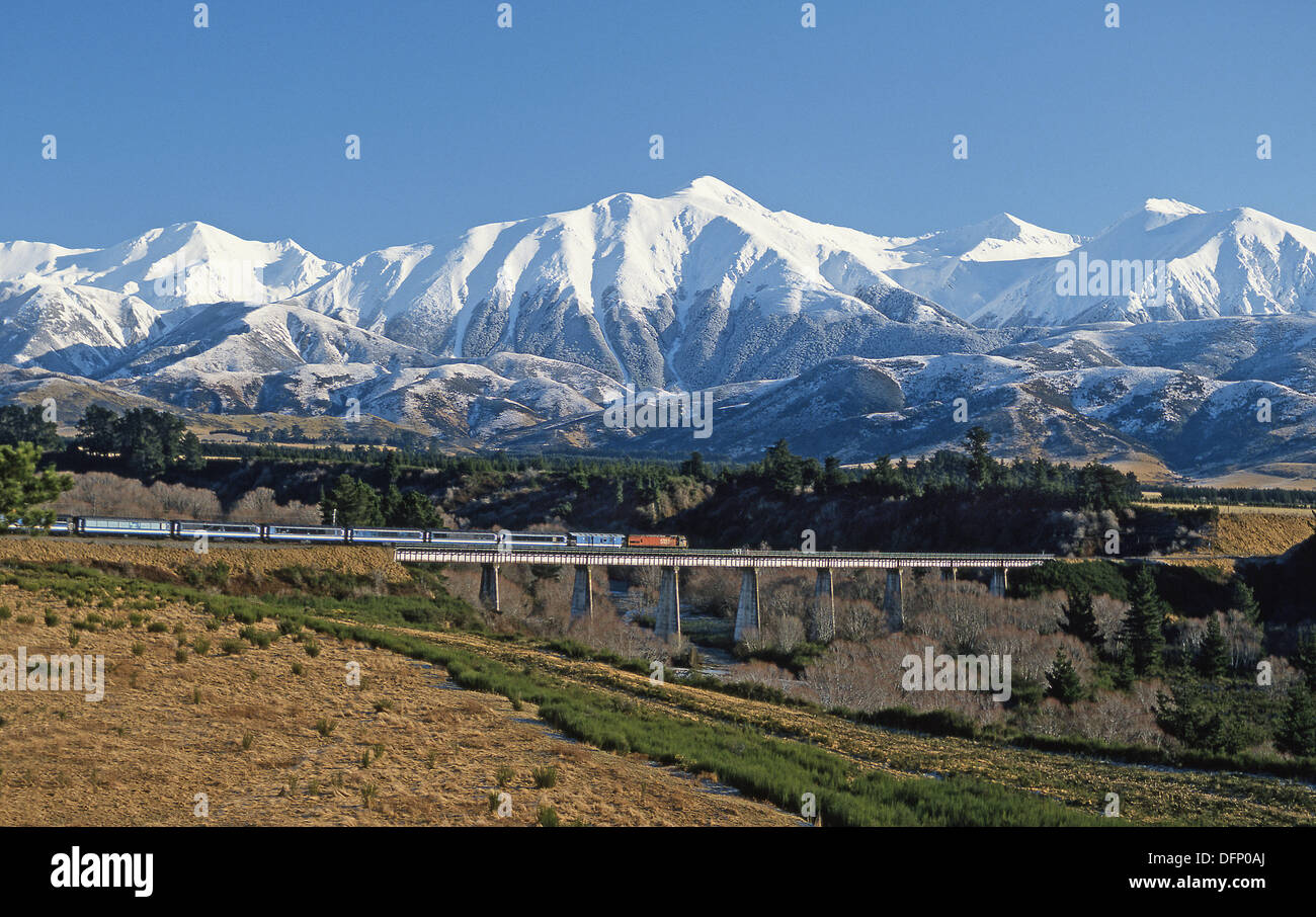 Tranzalpine railway new zealand hi-res stock photography and images - Alamy