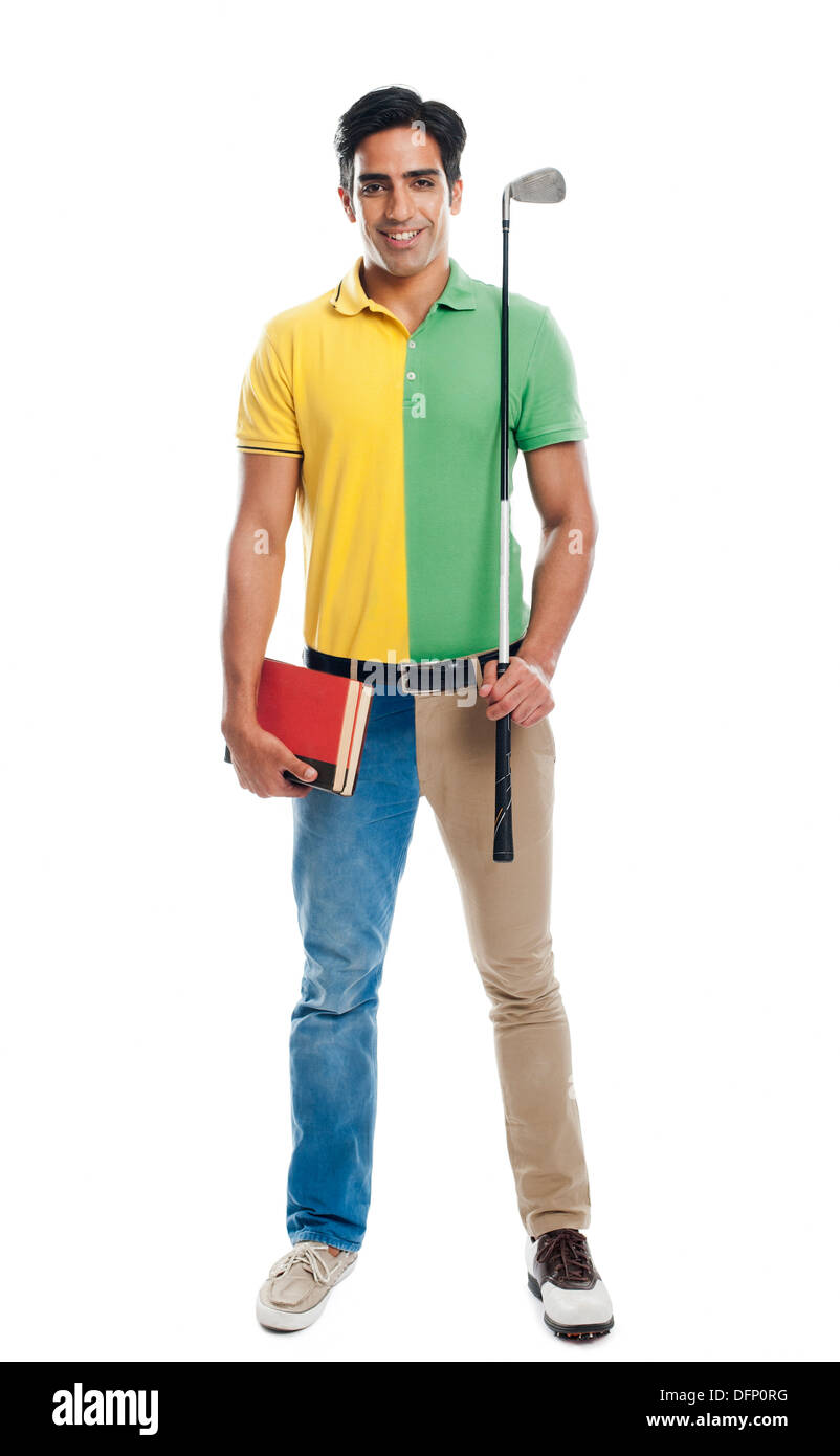 Personality portrait split hi-res stock photography and images - Alamy