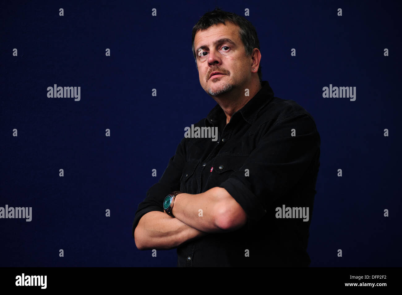 Mark Billingham, Bestseller English novelist, attending the Edinburgh ...