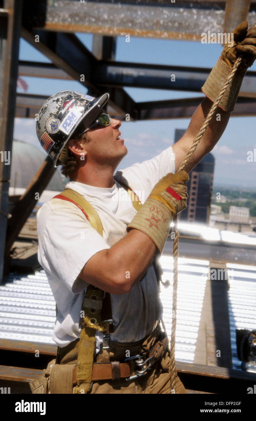 Man male adult steel ironworker hi-res stock photography and images - Alamy