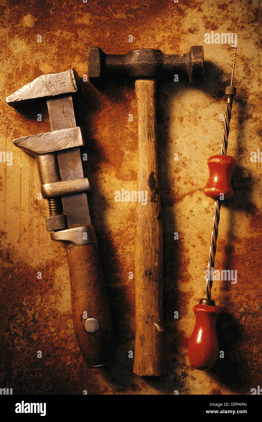 Hand held tools hi-res stock photography and images - Alamy