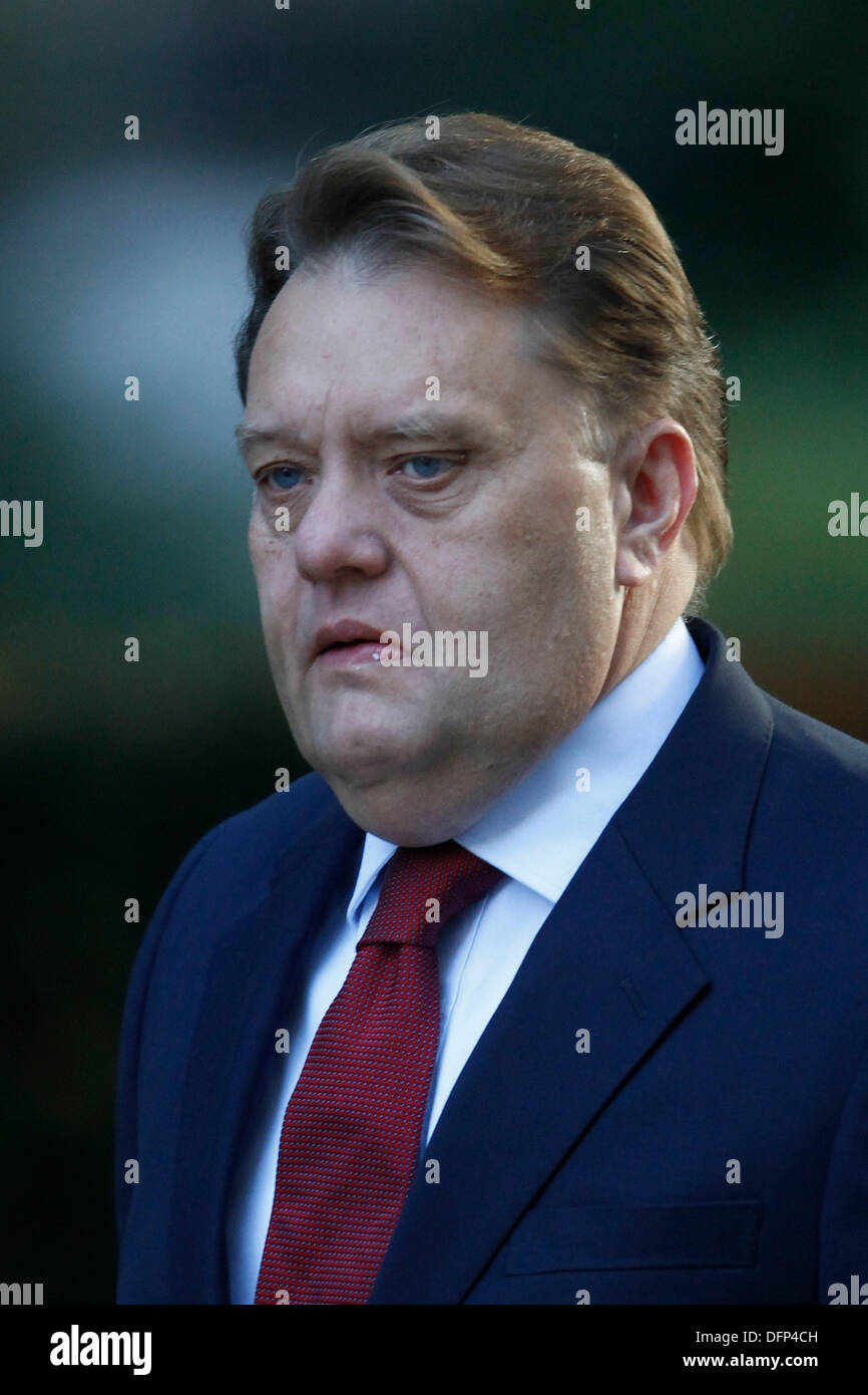 London, UK. 8th October 2013. John Hayes MP attends the weekly cabinet ...