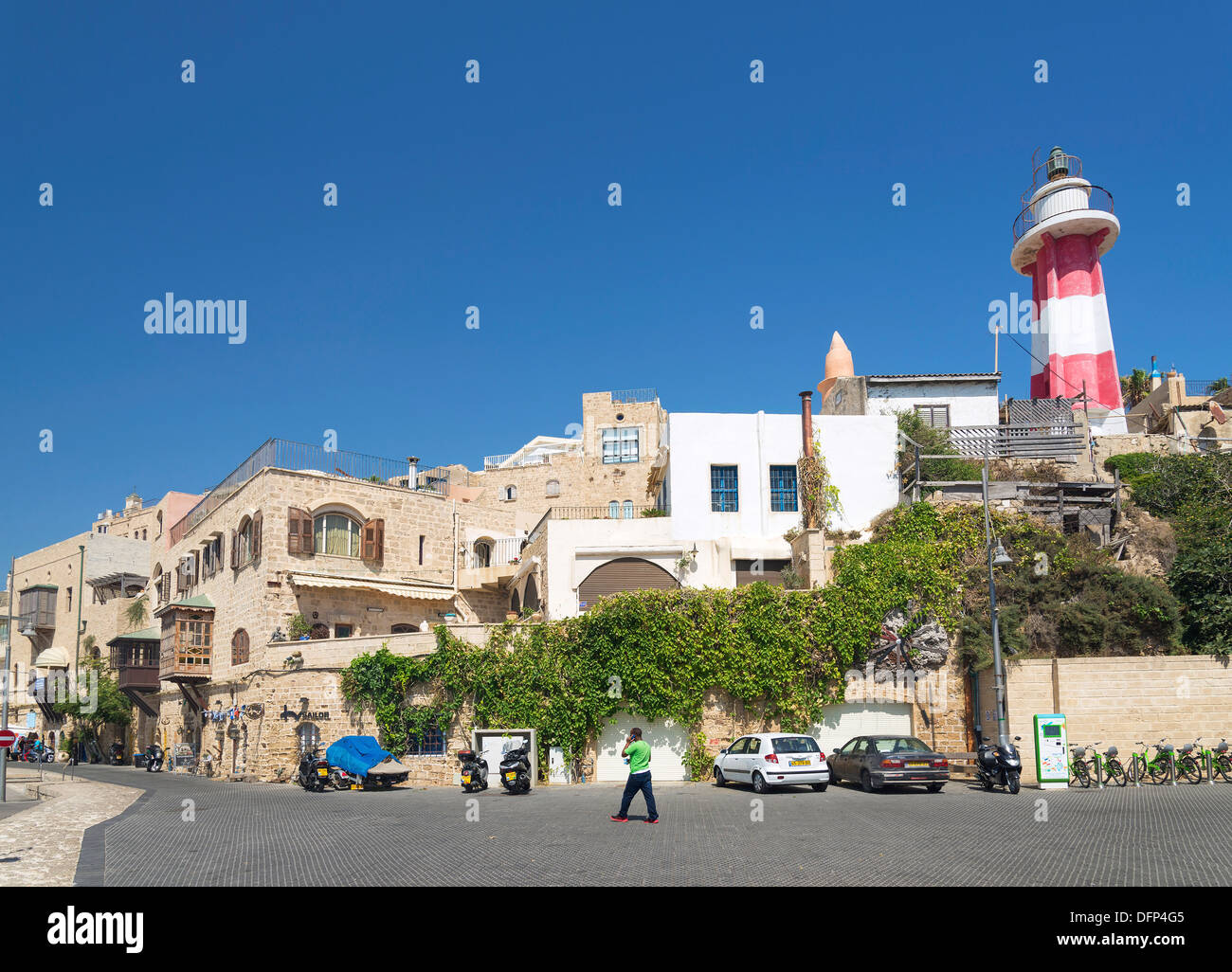 Lighthouse and traditional buildings hi-res stock photography and ...