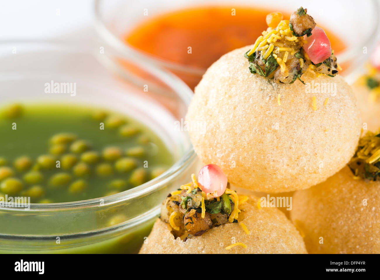 Gol gappa hi-res stock photography and images - Alamy