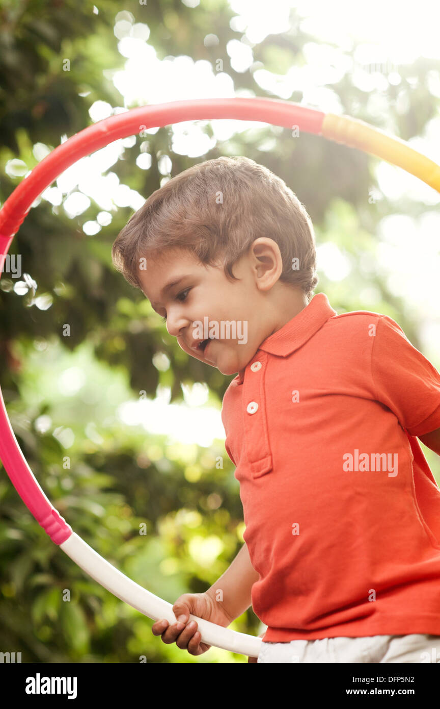 Boy holding up plastic hi-res stock photography and images - Alamy