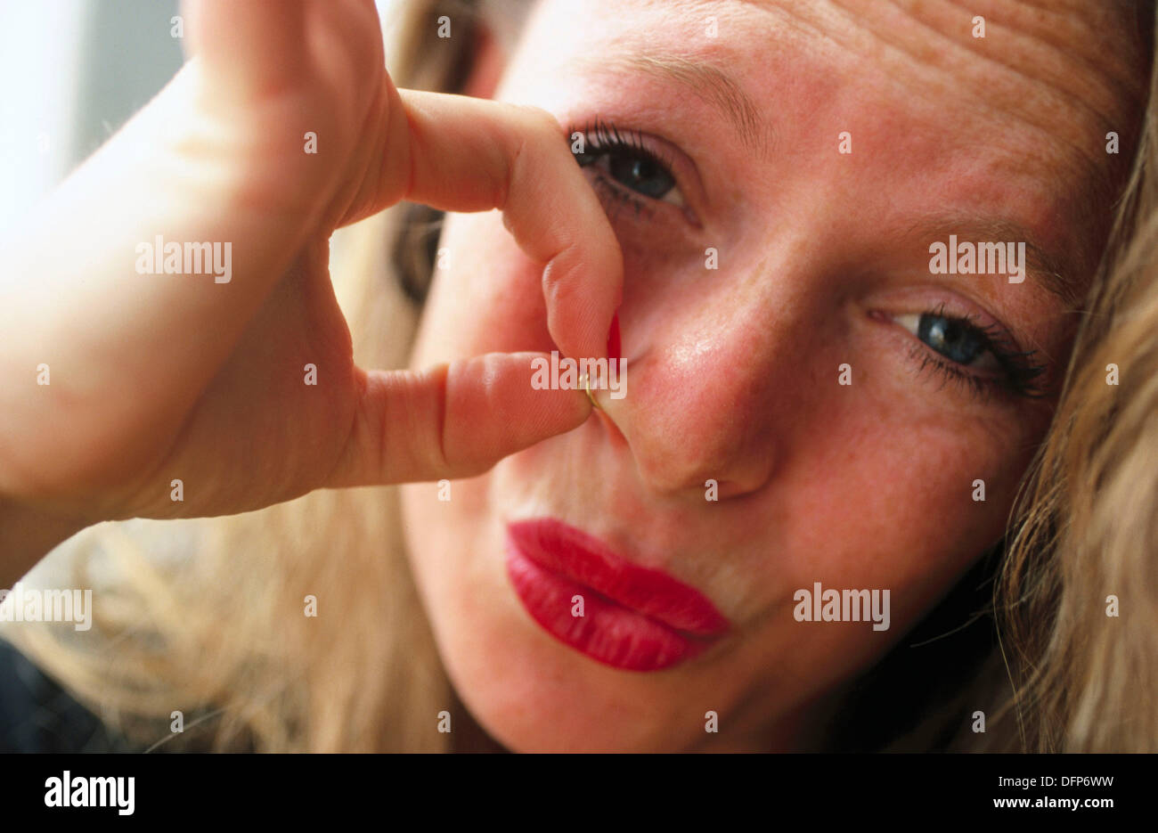 Pained look hi-res stock photography and images - Alamy
