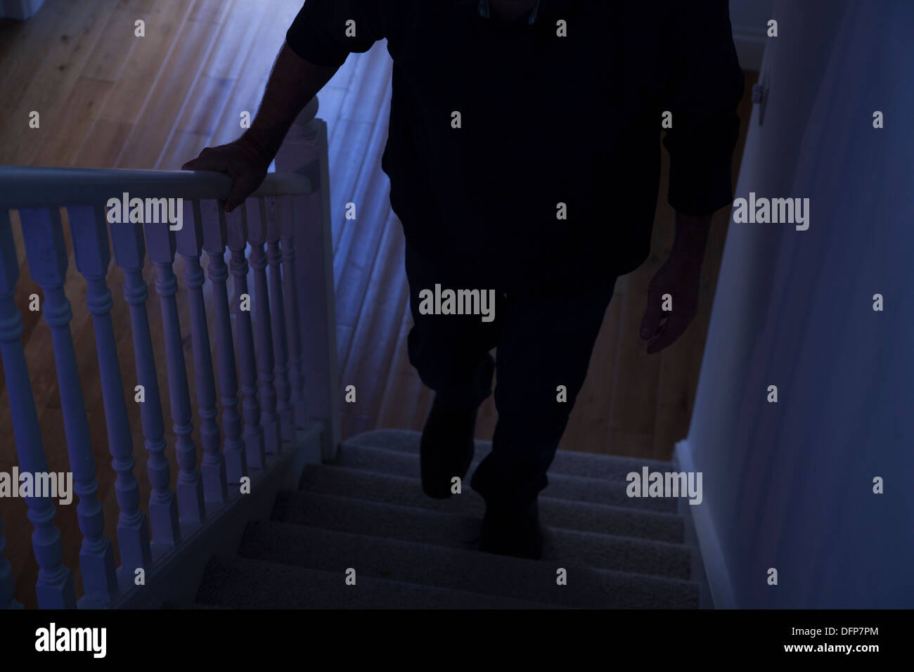 Man home stairs walks hi-res stock photography and images - Alamy