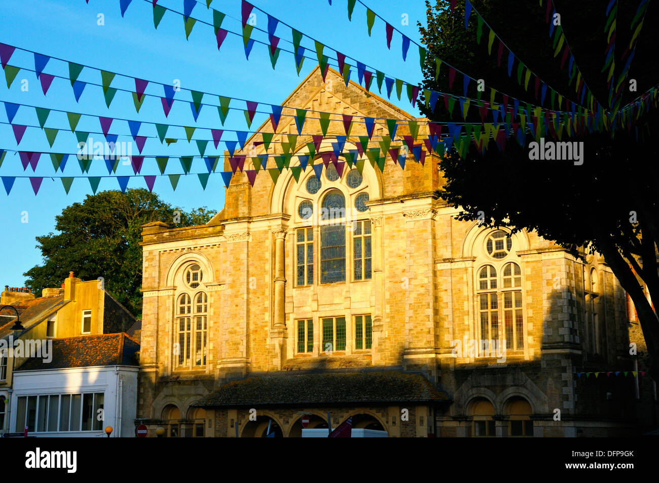 Falmouth Methodist Church, The Moor, Cornwall, England, UK Stock Photo ...