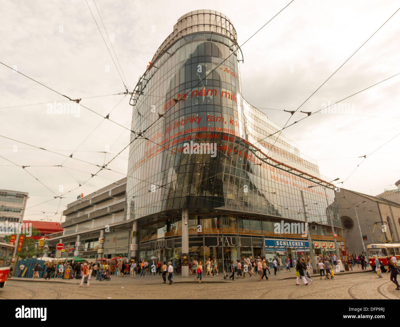 Shopping Centre, Andel, Smichov, Prague, Czech Republic Stock Photo - Alamy