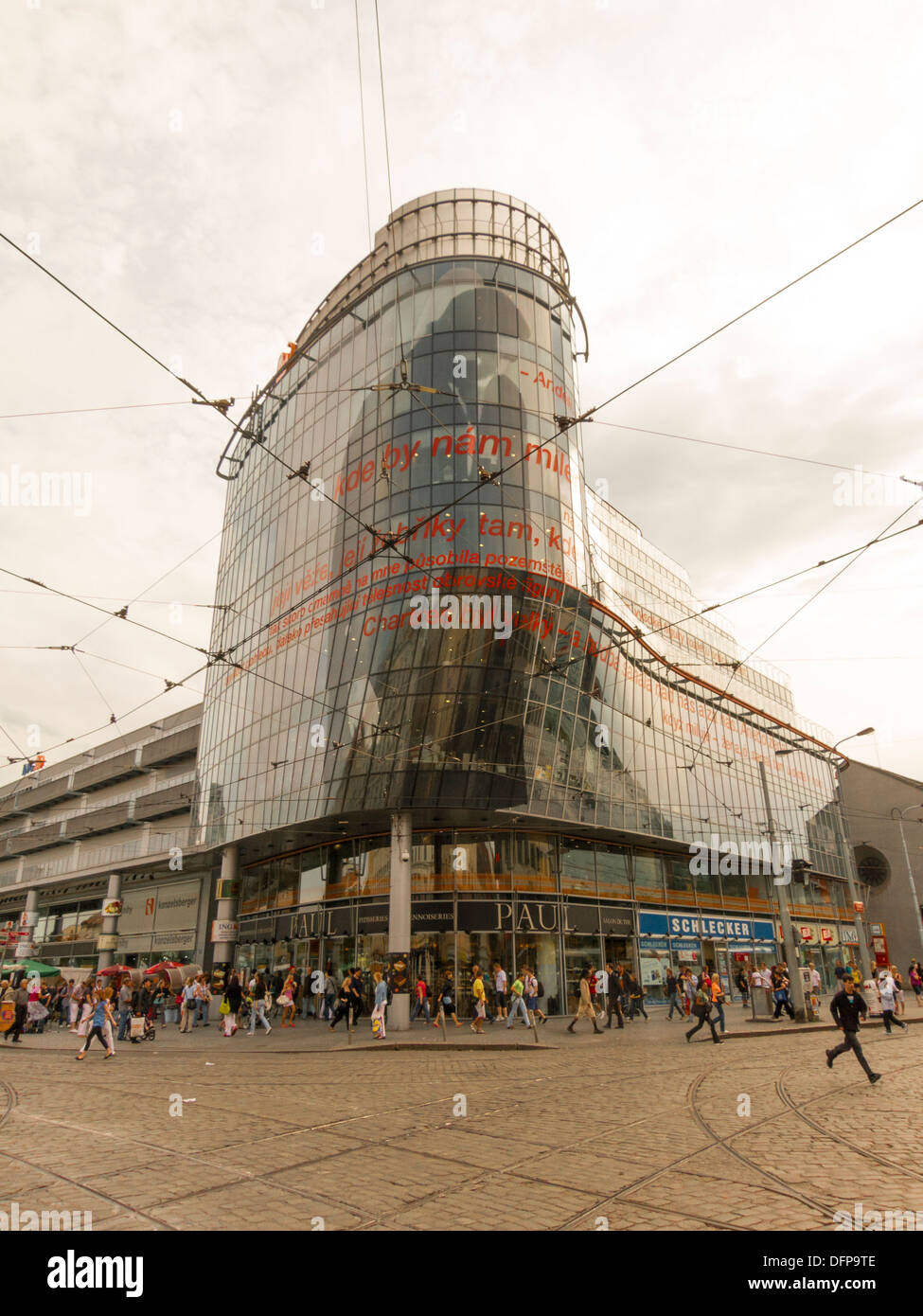 Shopping Centre, Andel, Smichov, Prague, Czech Republic Stock Photo - Alamy