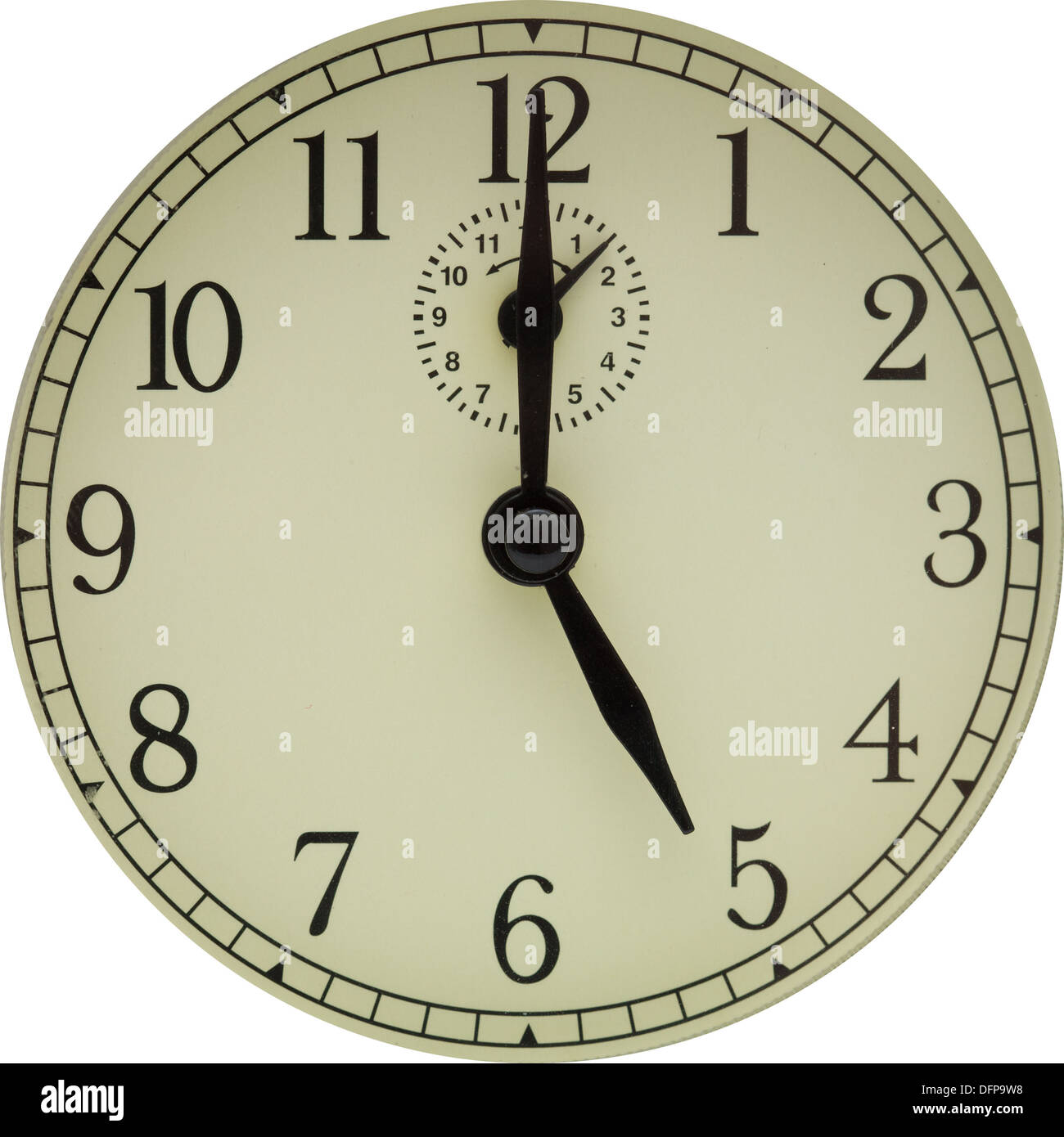 face of an old fashioned clock, on white Stock Photo - Alamy