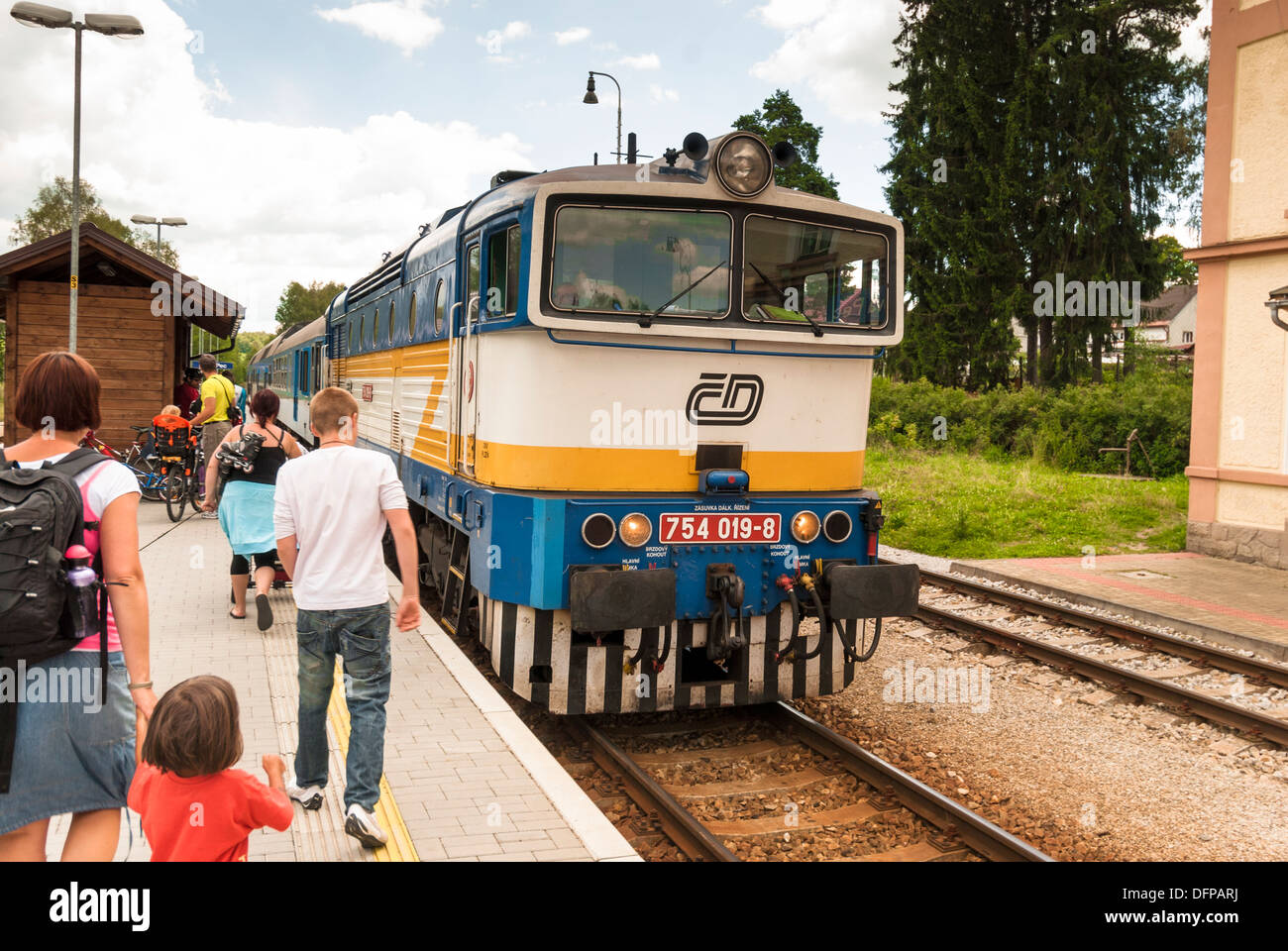 Czech train station hi-res stock photography and images - Alamy