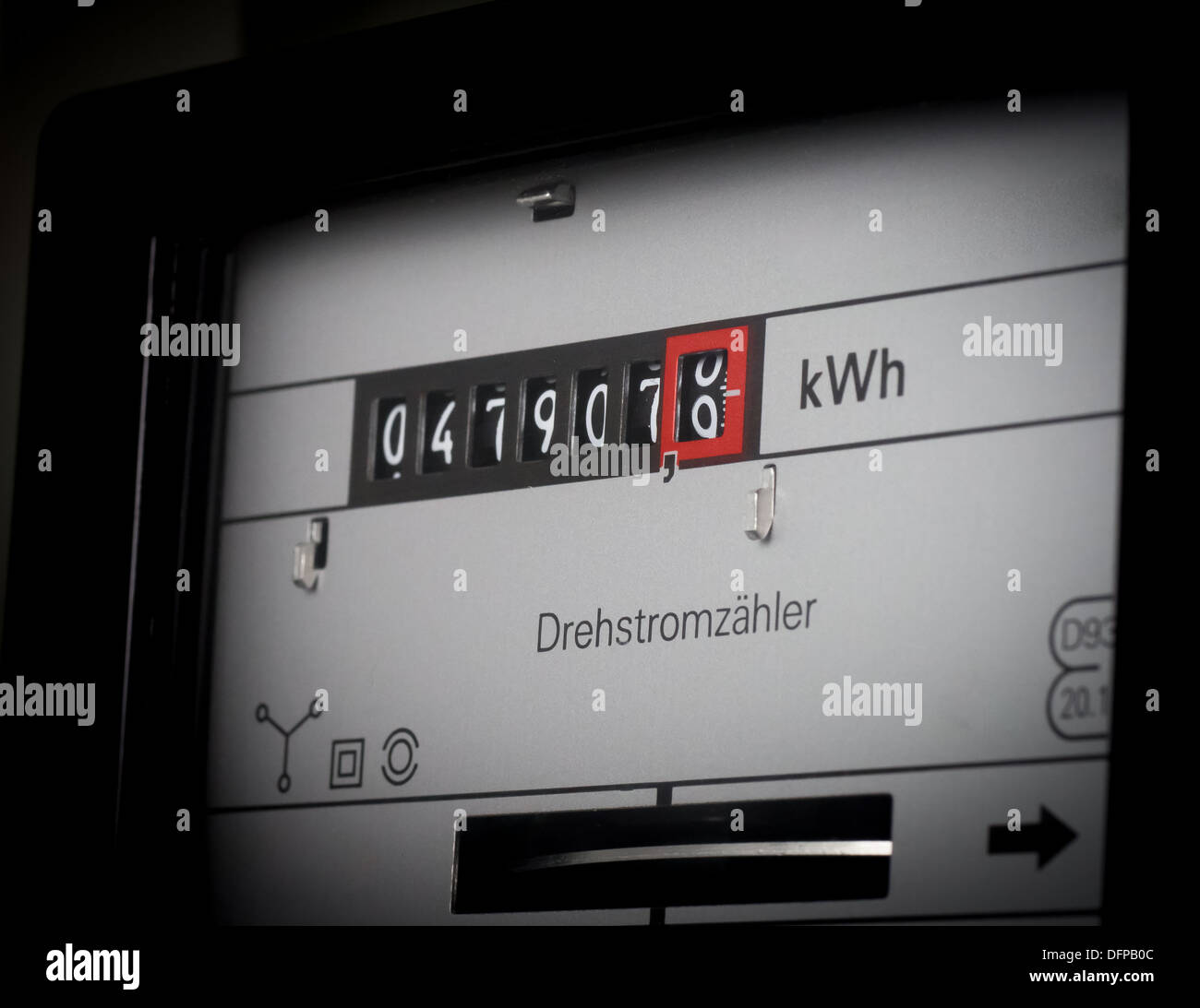 Classical phase meter in close up hi-res stock photography and images ...