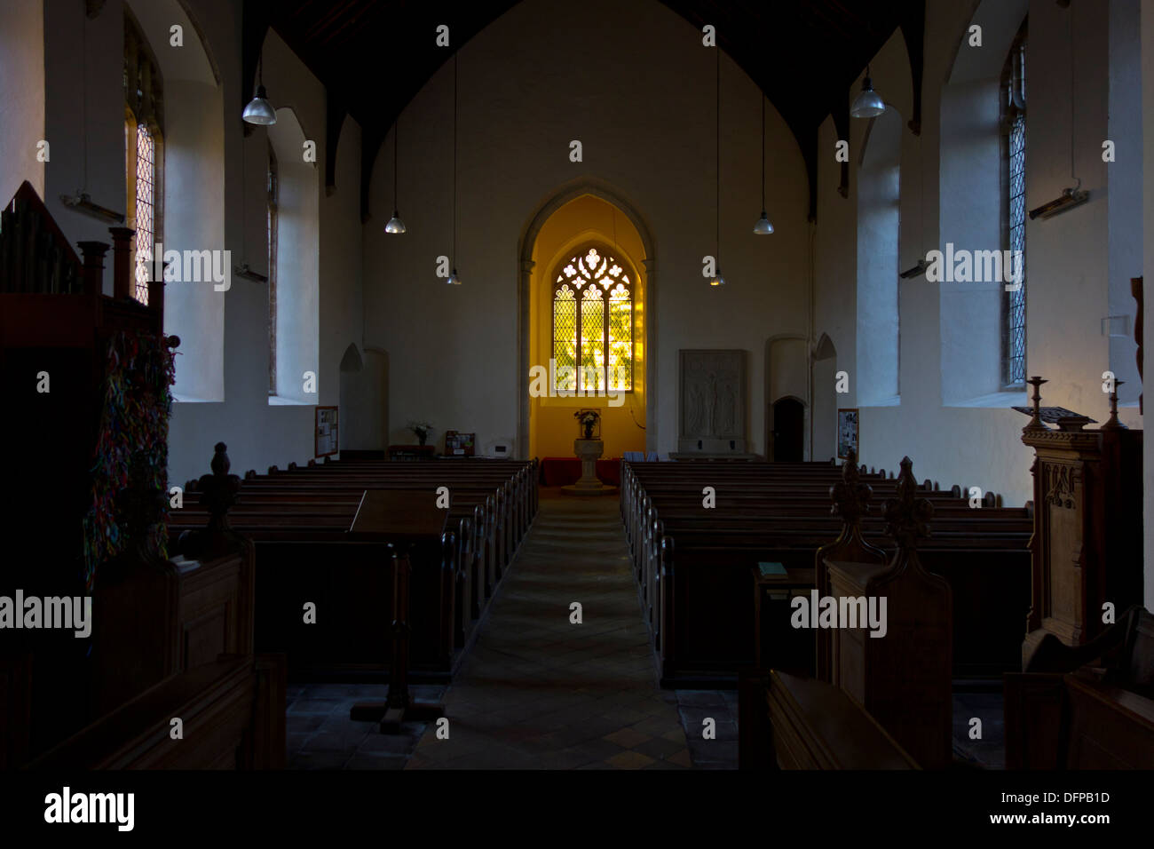 Old empty church hi-res stock photography and images - Alamy
