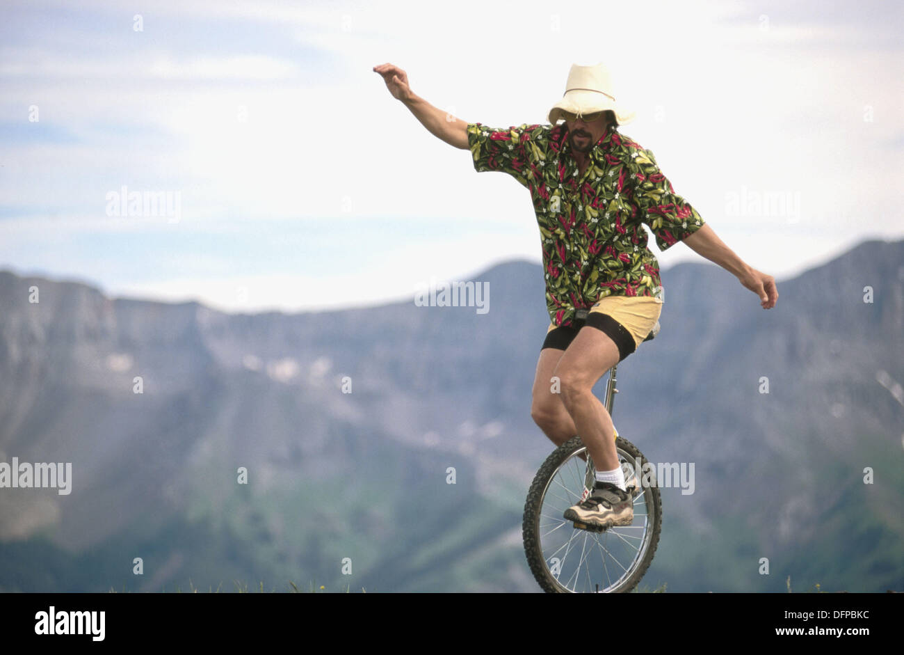 Mountain unicycle hi-res stock photography and images - Alamy