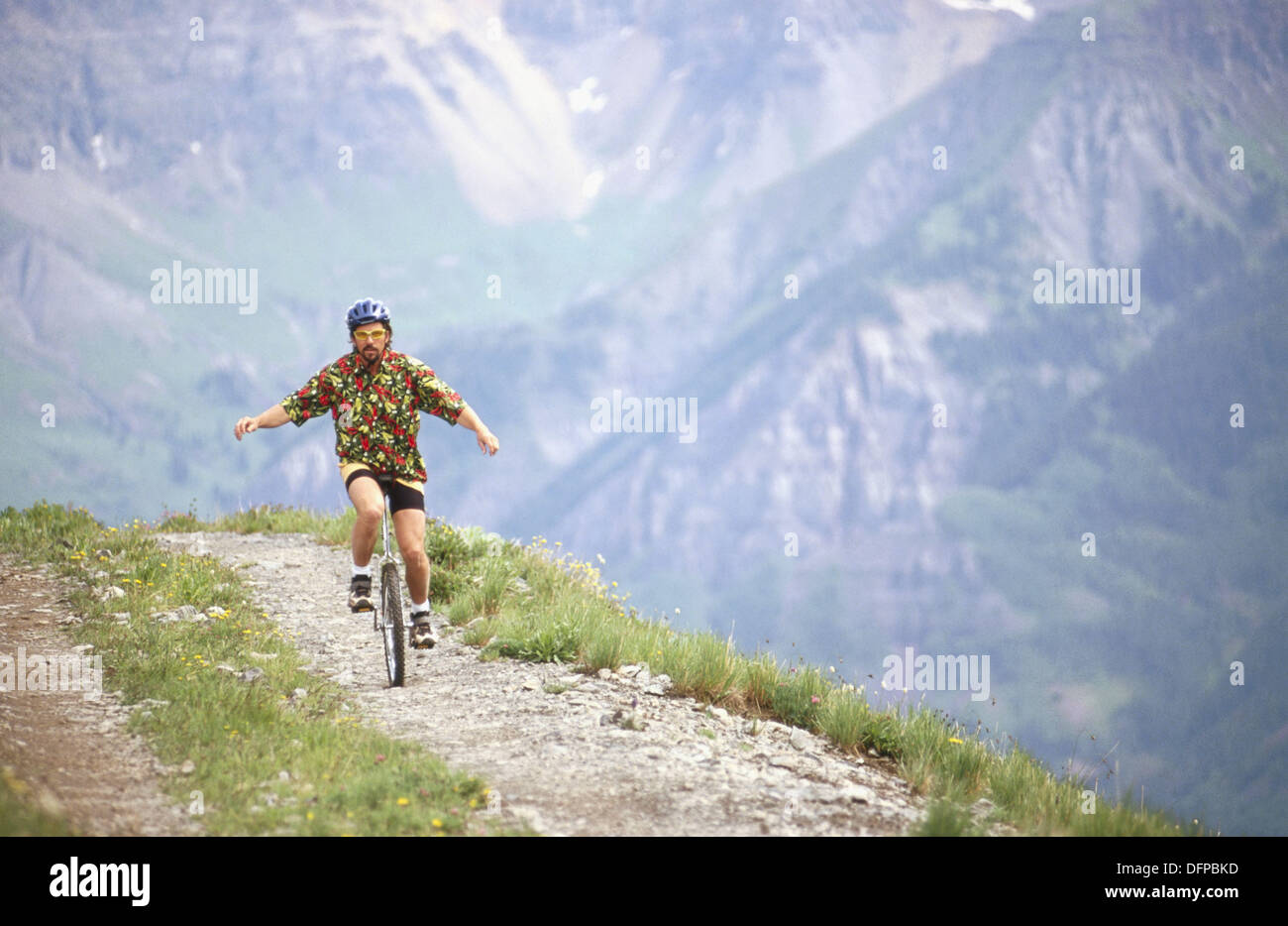 Mountain unicycle hi-res stock photography and images - Alamy