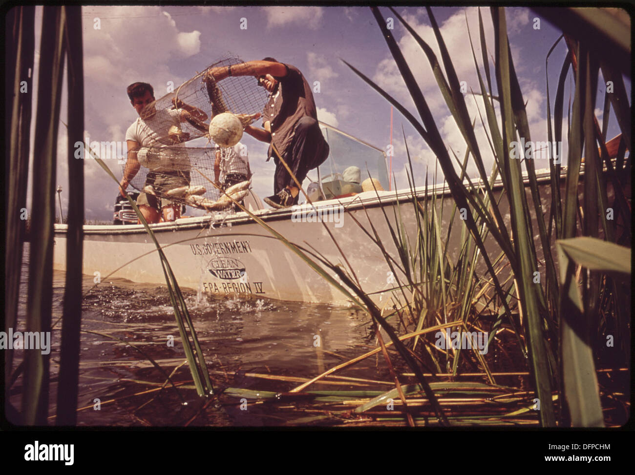 THESE AQUATIC BIOLOGISTS FROM THE SOUTHEAST WATER LABORATORY IN ATHENS ...