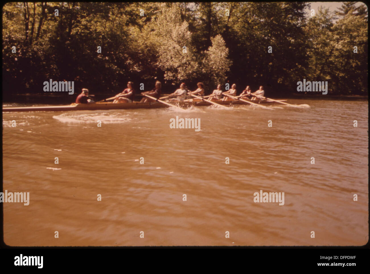 VISITING CREW AT GROTON SCHOOL ON THE NASHUA RIVER. THE RIVER IS SO ...
