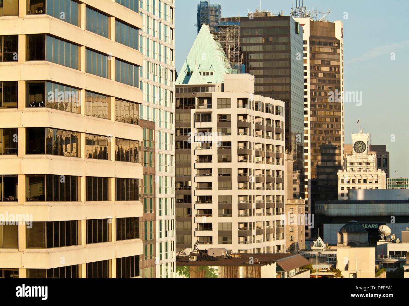 downtown buildings, Vancouver, BC, Canada Stock Photo - Alamy