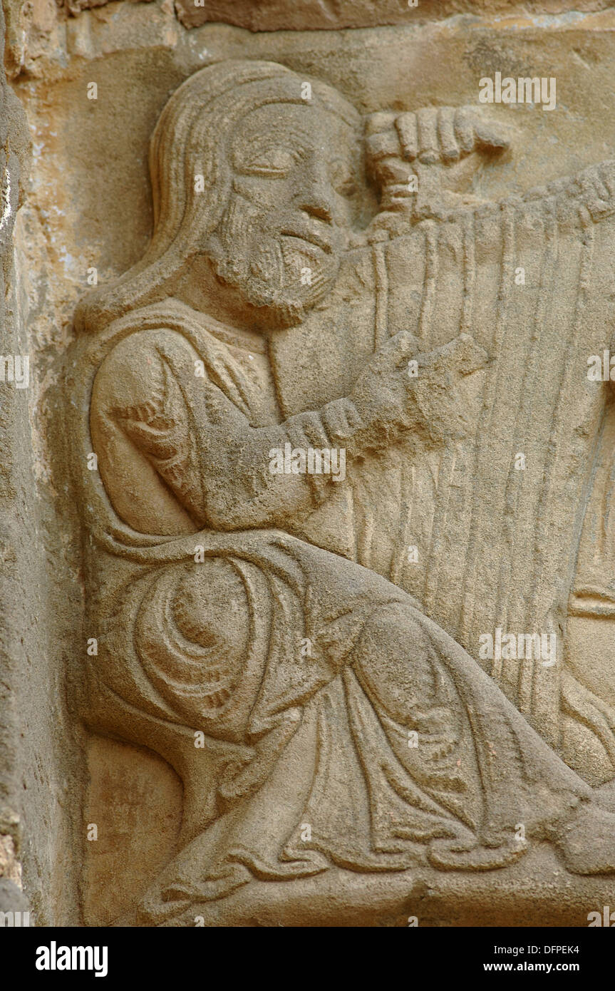 Chapiter detail iglesia de santiago hi-res stock photography and images ...