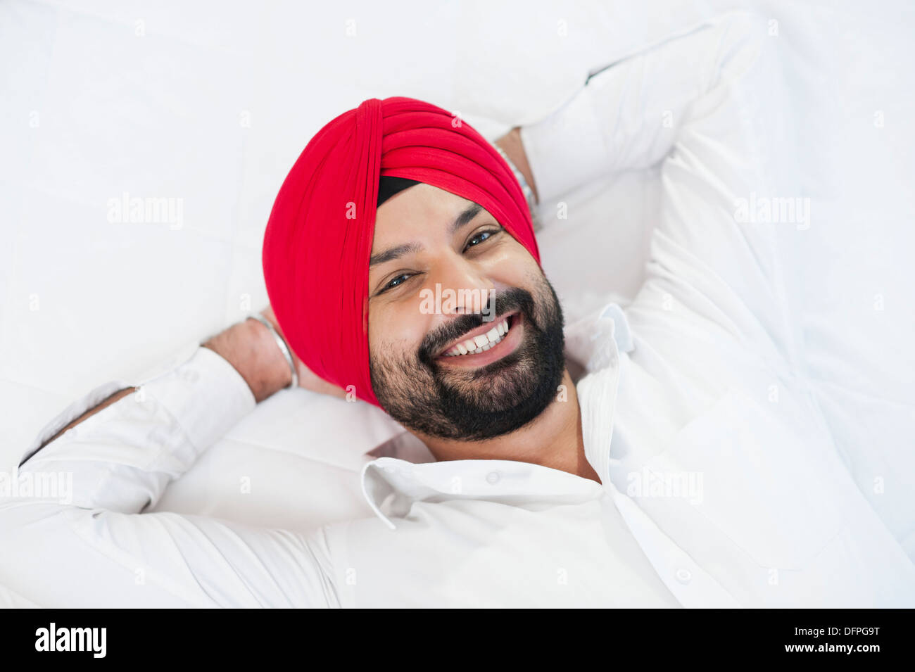 Indian man bed hi-res stock photography and images - Alamy