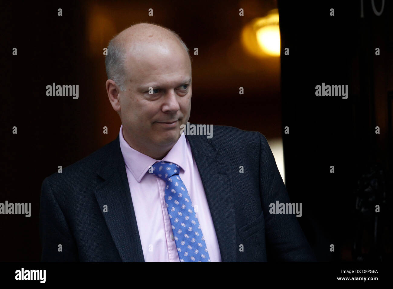 London, UK. 8th October 2013. Justice Secretary Chris Grayling attends ...