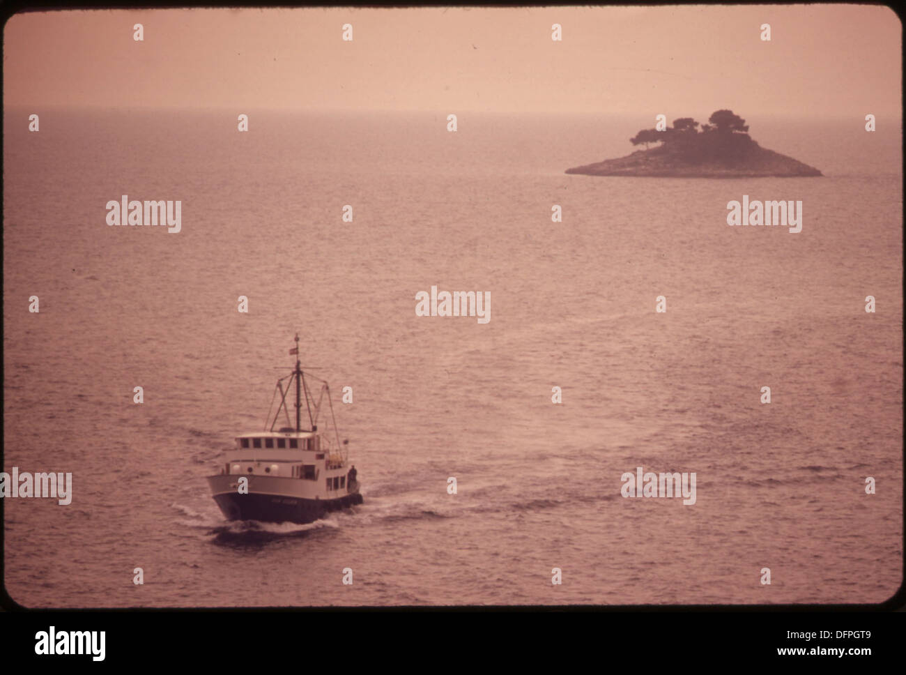 The Ruder Boskovic Institute’s research ship is seen conducting ...