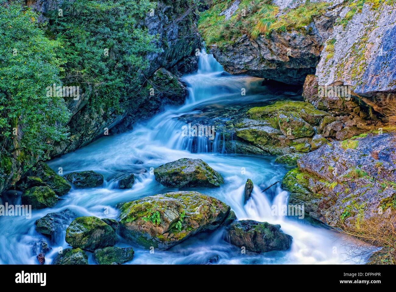 Sella River. Beyos Gorge. Asturias. Spain Stock Photo - Alamy