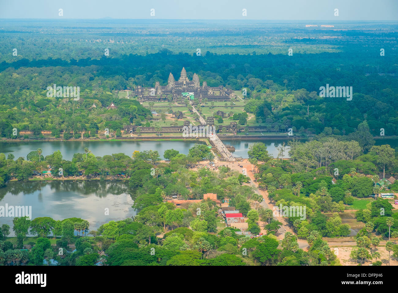 Aerial view of angkor wat temple hi-res stock photography and images - Alamy