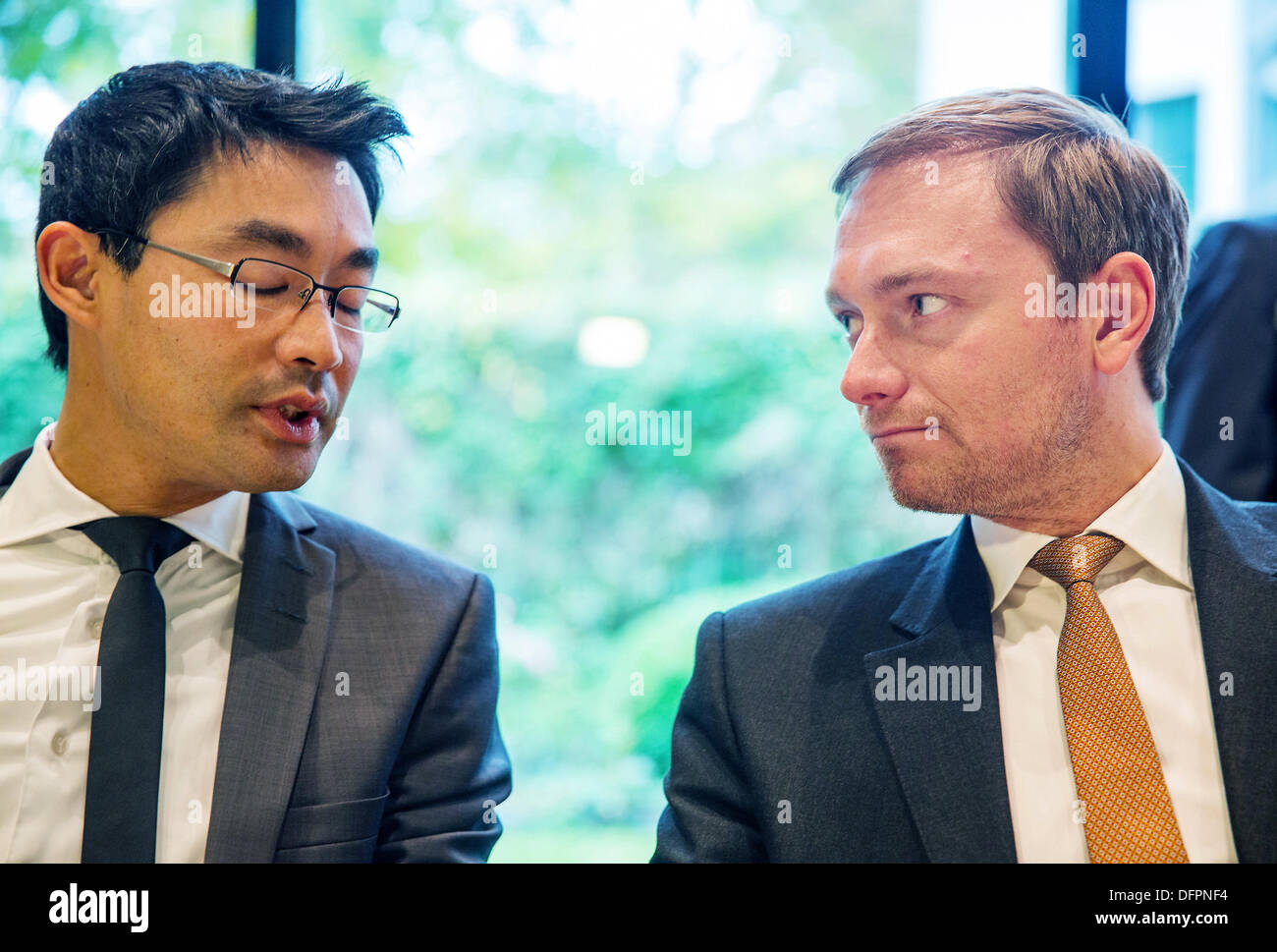 Berlin, Germany. 08th Oct, 2013. Chairman of the FDP, Philipp Roesler ...