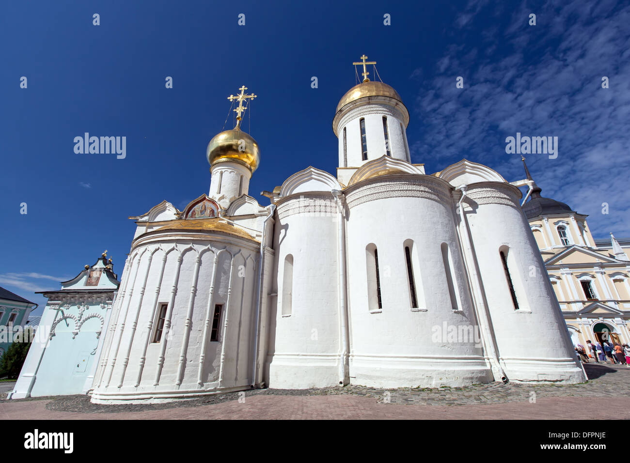 Great monasteries of Russia. The Trinity-Sergius Lavra. The tomb of ...