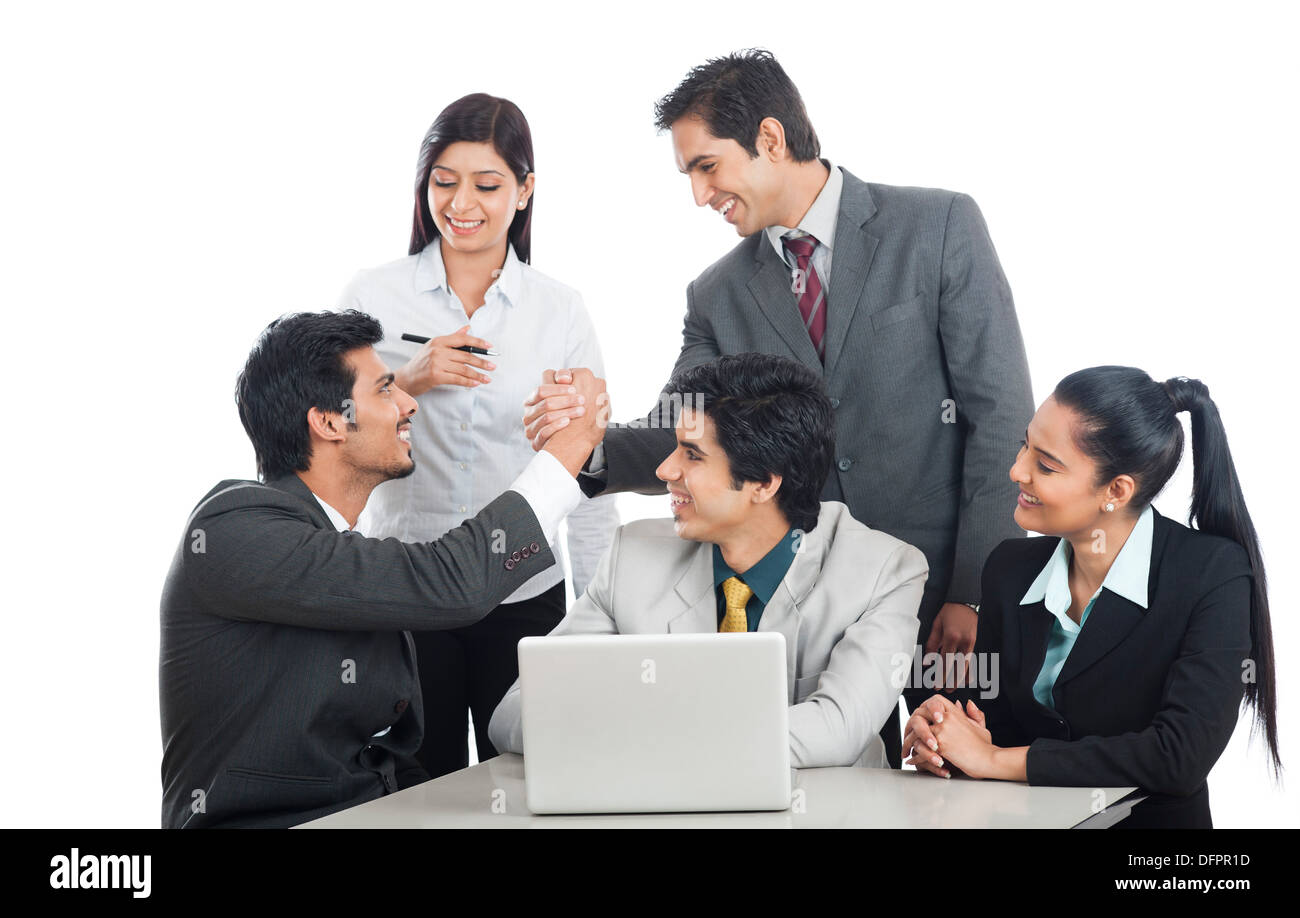 Business executives celebrating their success Stock Photo - Alamy
