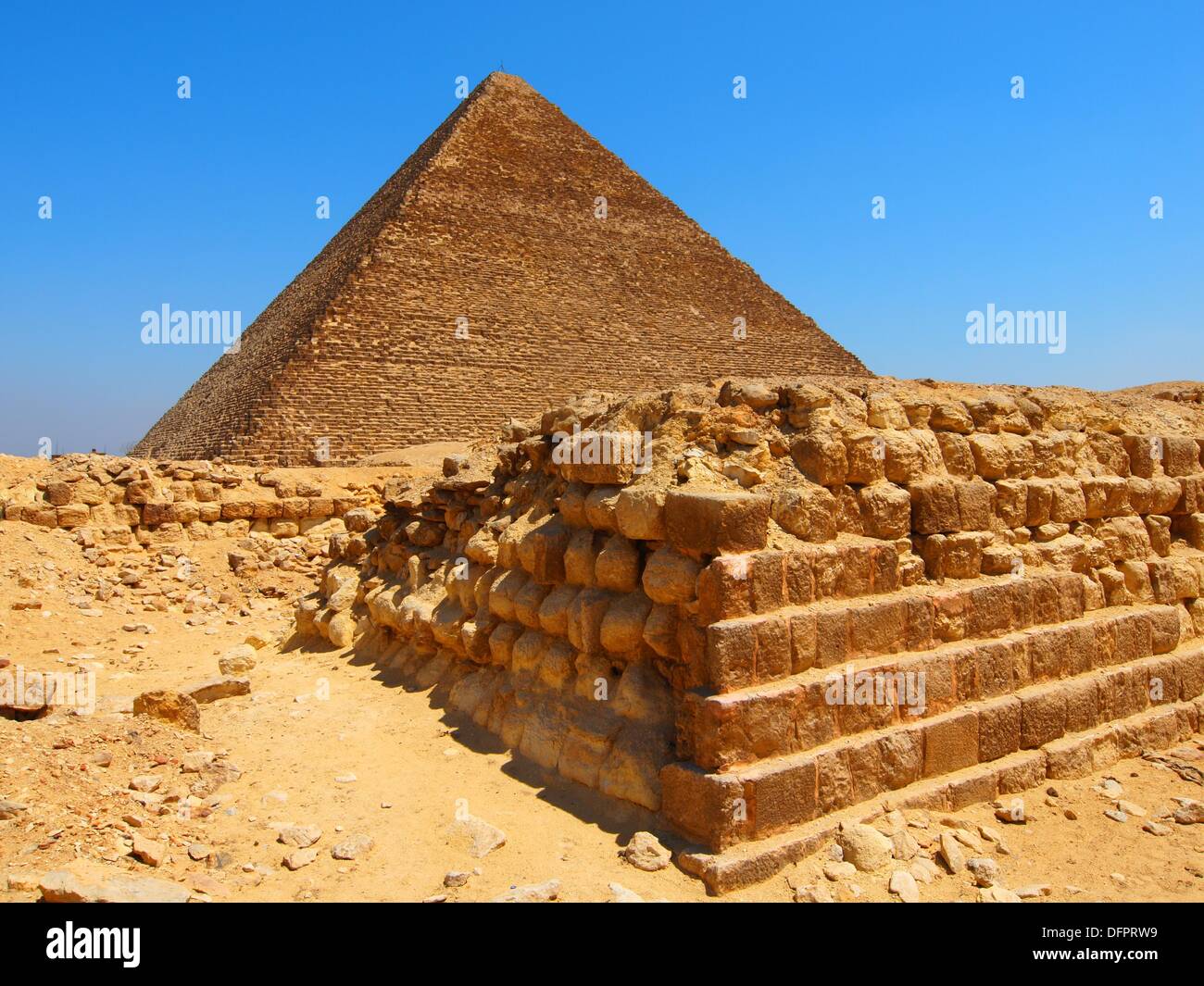 Keops pyramid. Giza. Cairo. Egypt Stock Photo - Alamy
