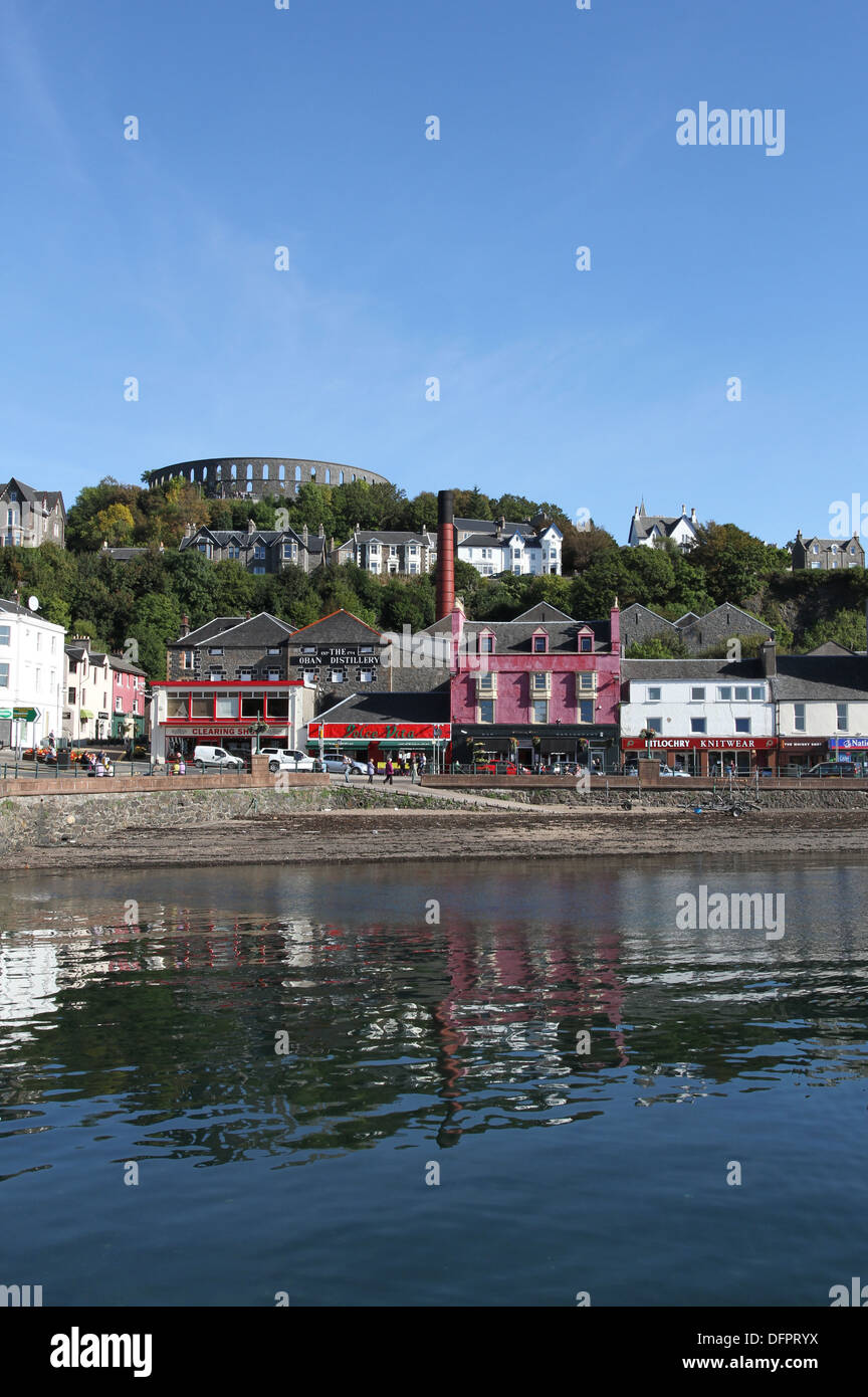 McCaig's tower Oban waterfront Scotland September 2013 Stock Photo - Alamy