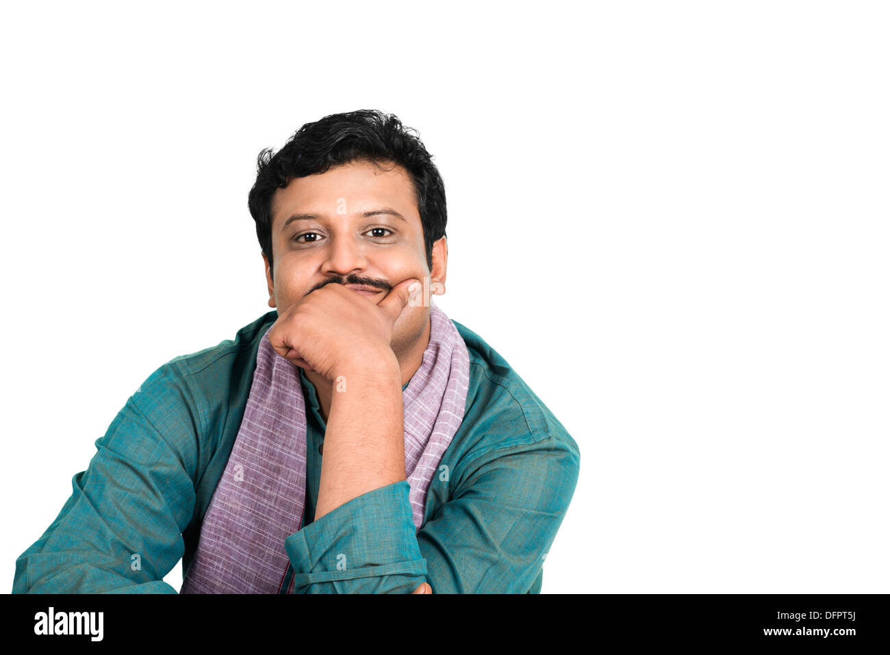 Hand on his chin hi-res stock photography and images - Alamy