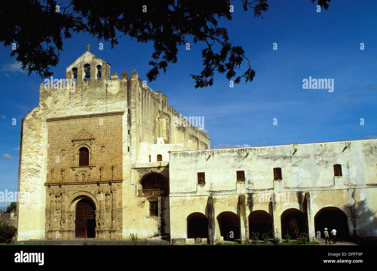 Acolman, Augustinian convent built 16th century. Mexico Stock Photo - Alamy