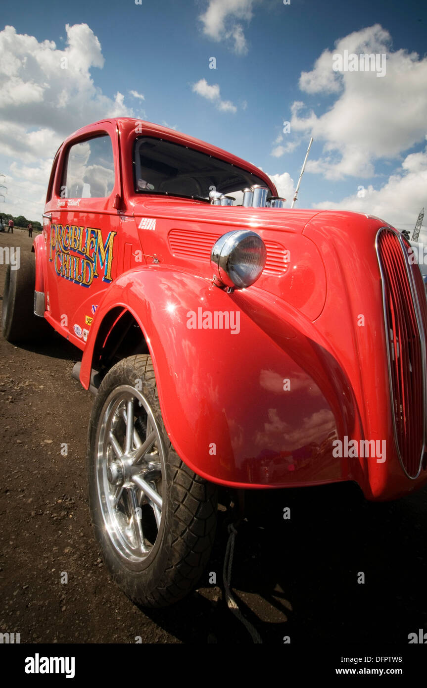 ford popular gasser style drag car Stock Photo: 61353412 - Alamy