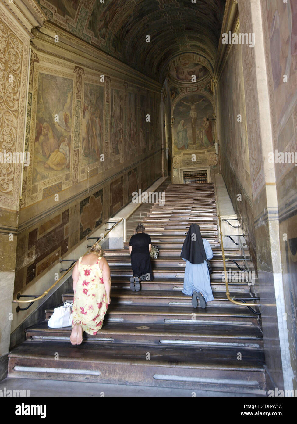 Sancta scala rome hi-res stock photography and images - Alamy