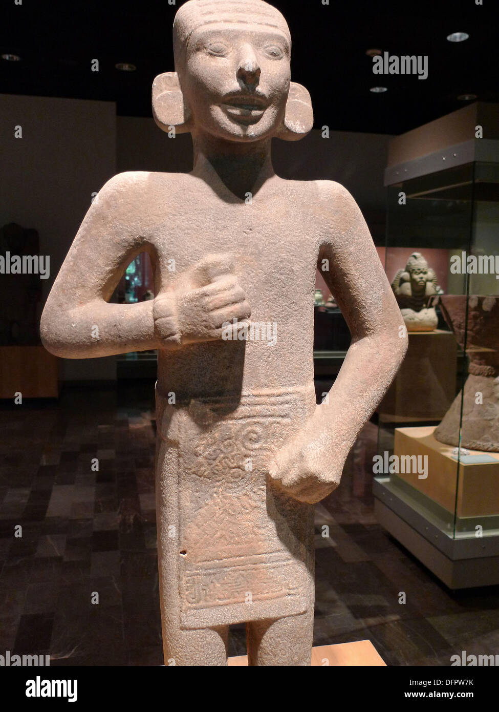 Huastec sculpture. Museo Nacional de Antropologia. Ciudad de Mexico ...