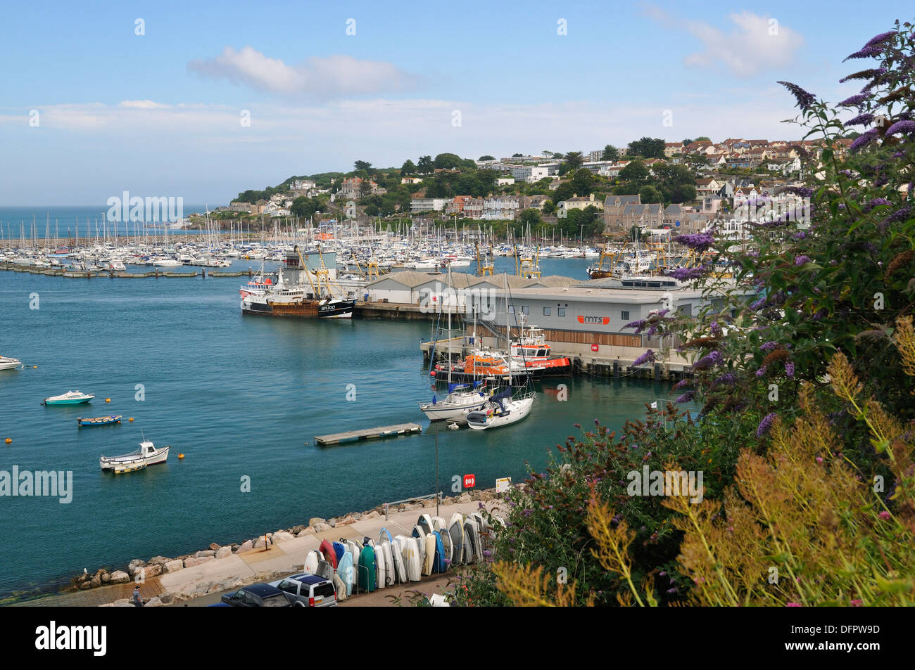 Brixham Harbour, Devon Stock Photo - Alamy